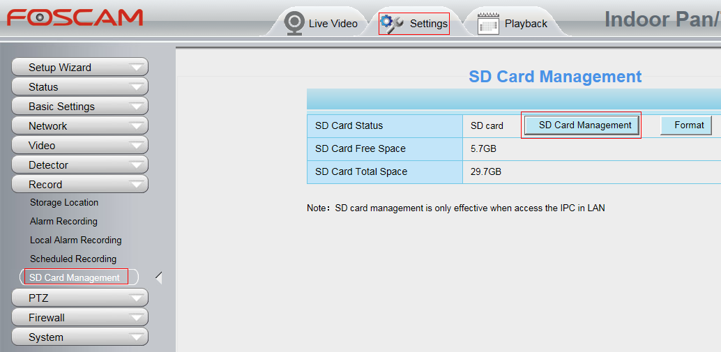 How to download the SD card recordings from Foscam VMS or camera's web page locally?-Foscam ...
